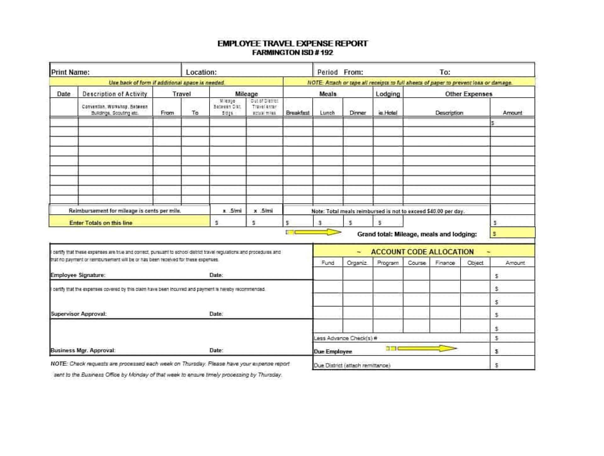 028 Monthly Expense Report Template Word Event Expenses Throughout 