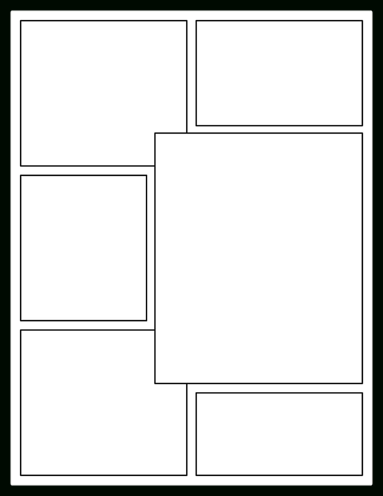 60 Fun Comic Strip Templates Kittybabylove Inside Printable Blank 
