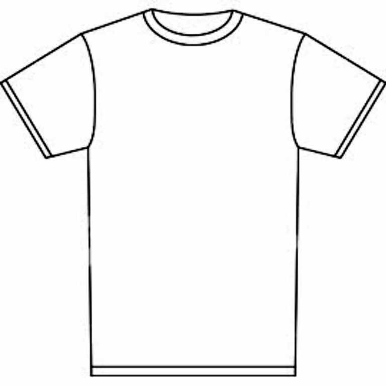 Free T Shirt Template Printable Download Free Clip Art Intended For 