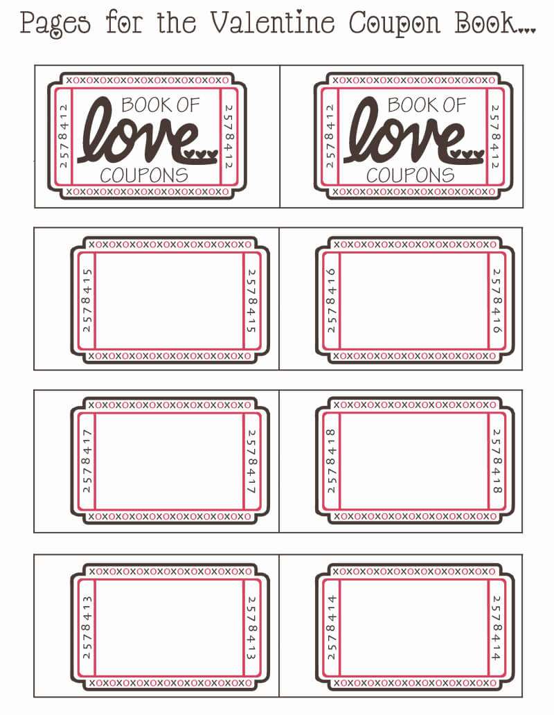 Blank Valentine Coupon Book pdf Google Drive Coupon For Coupon Book 