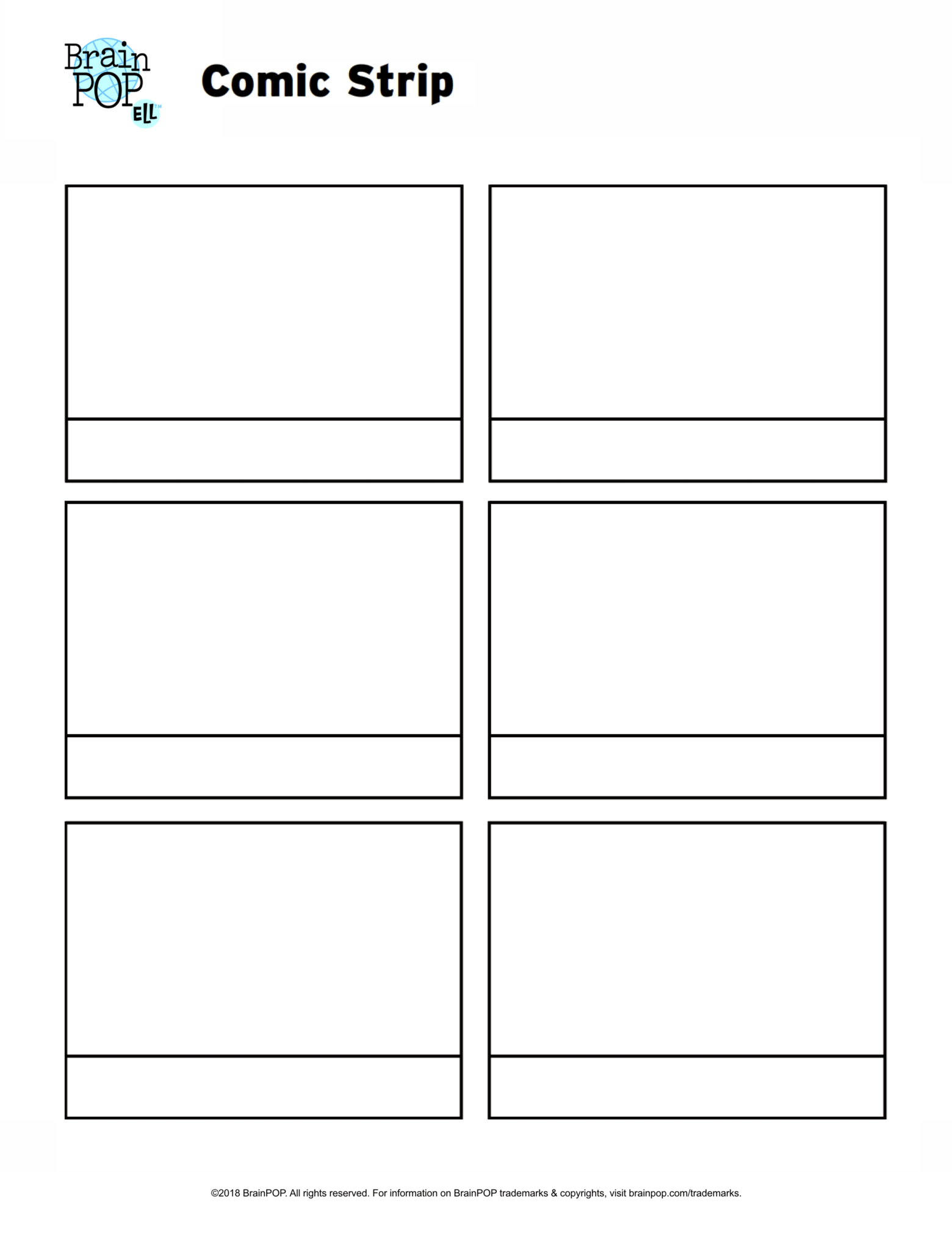 Comic Strips Template Ironi celikdemirsan With Printable Blank Comic 