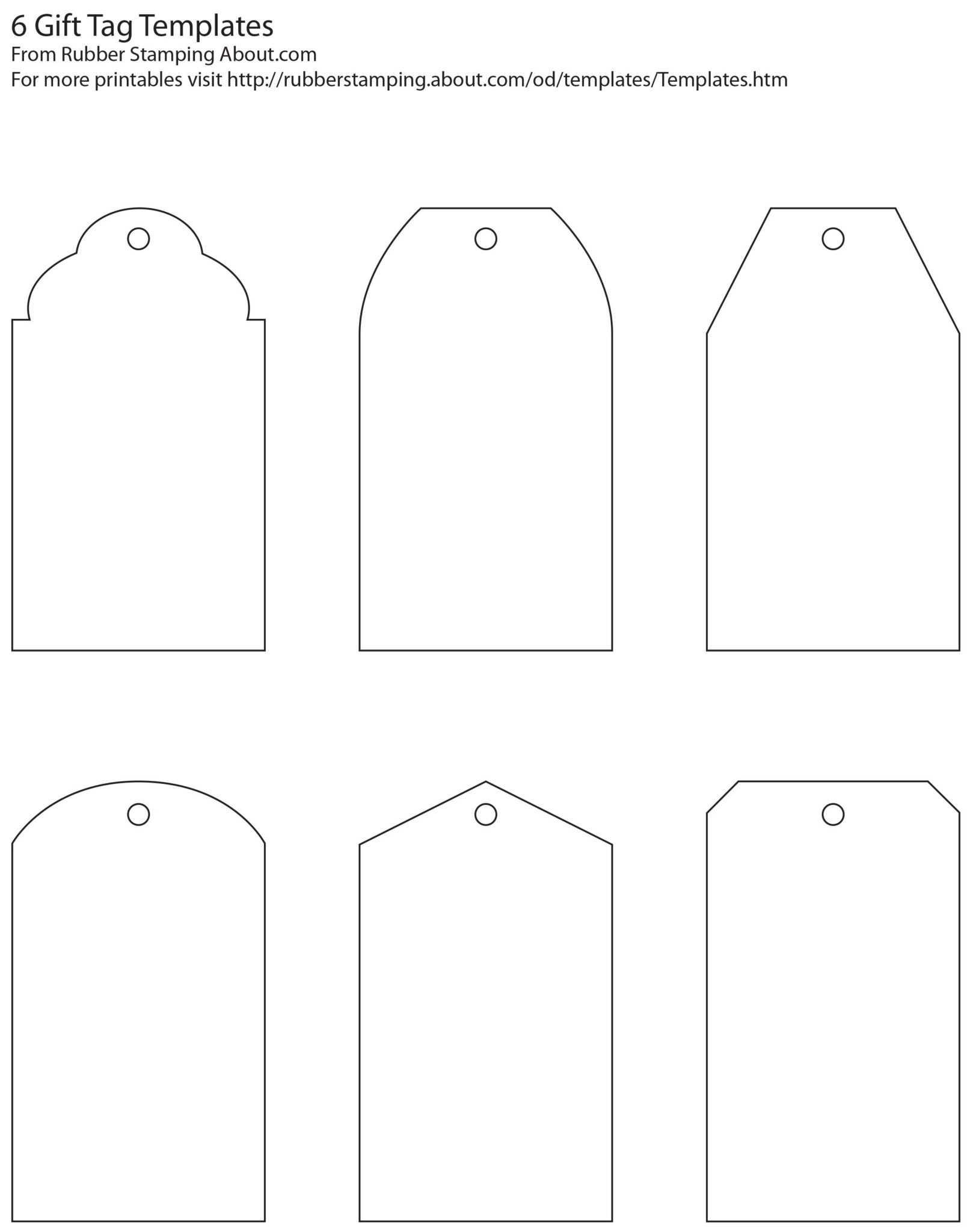 Free And Whimsical Printable Gift Tag Templates Templates Regarding 