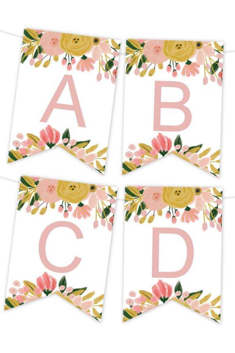 Free Printables Birthday Banner Template Free Printable Throughout 
