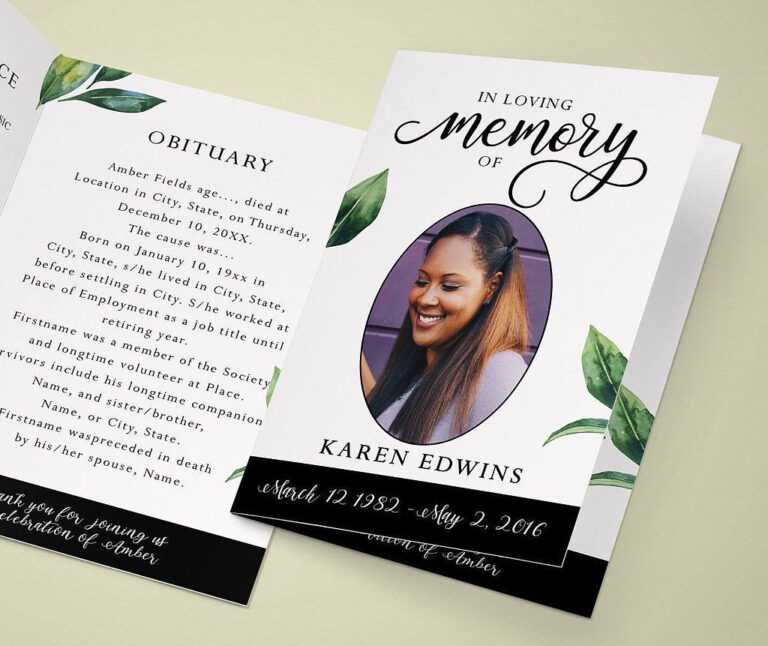 funeral-program-editable-template-printable-funeral-pertaining-to