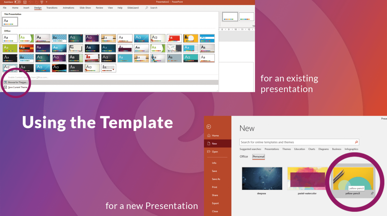 How To Create Your Own Powerpoint Template 2020 Slidelizard In Save 