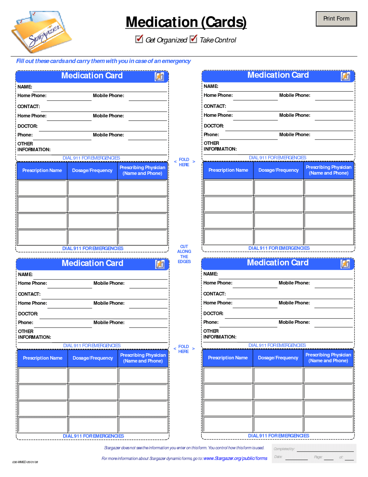 Patient Medication Card Template Medication List Medical Regarding 