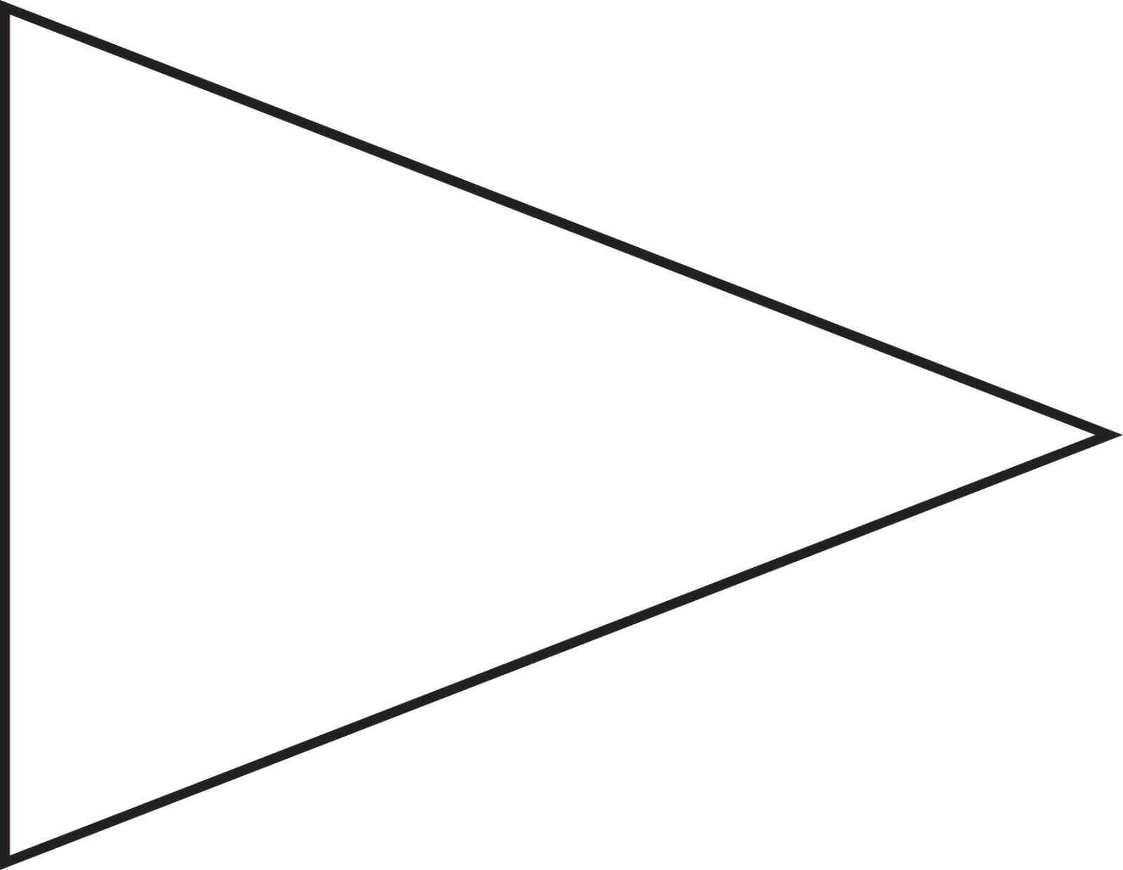 Pennant Template Pennant Banner Template Birthday Banner Regarding 