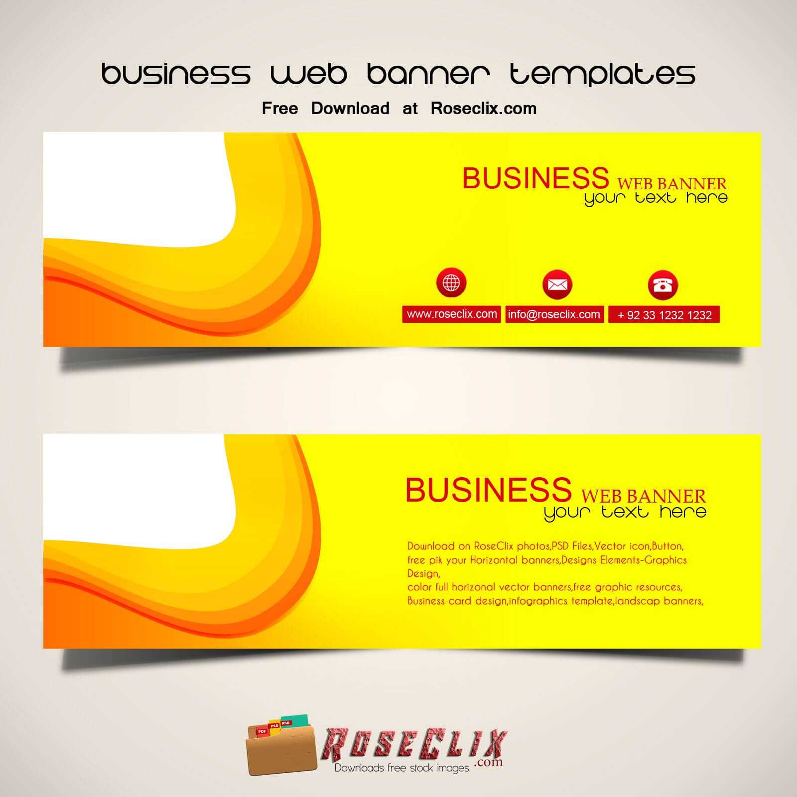 Download Free Modern Business Banner Templates At Rawpixel Throughout 