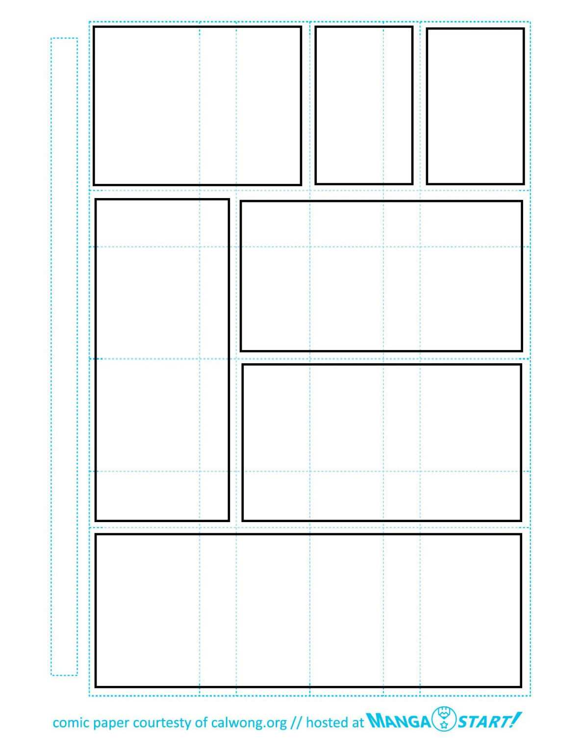Printable Comic Strip Paper Comic Book Frames Comic Book Inside