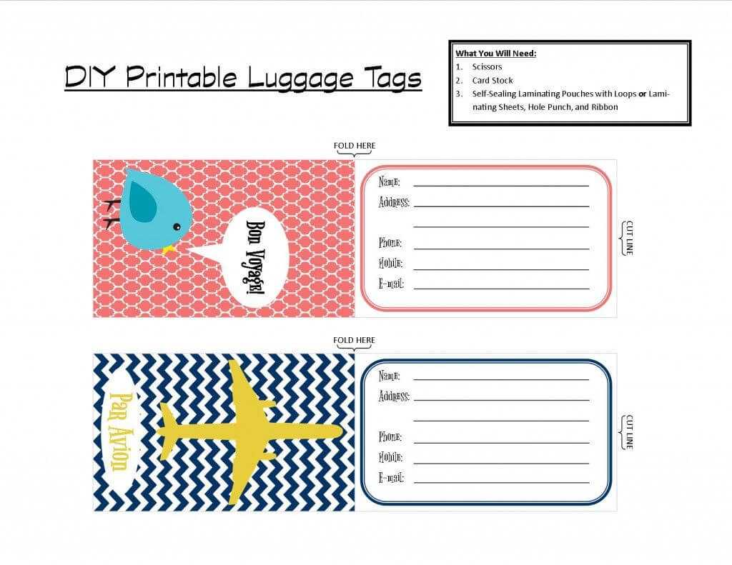 Printable Tags With That In Mind I ve Created A Set Of Intended For 