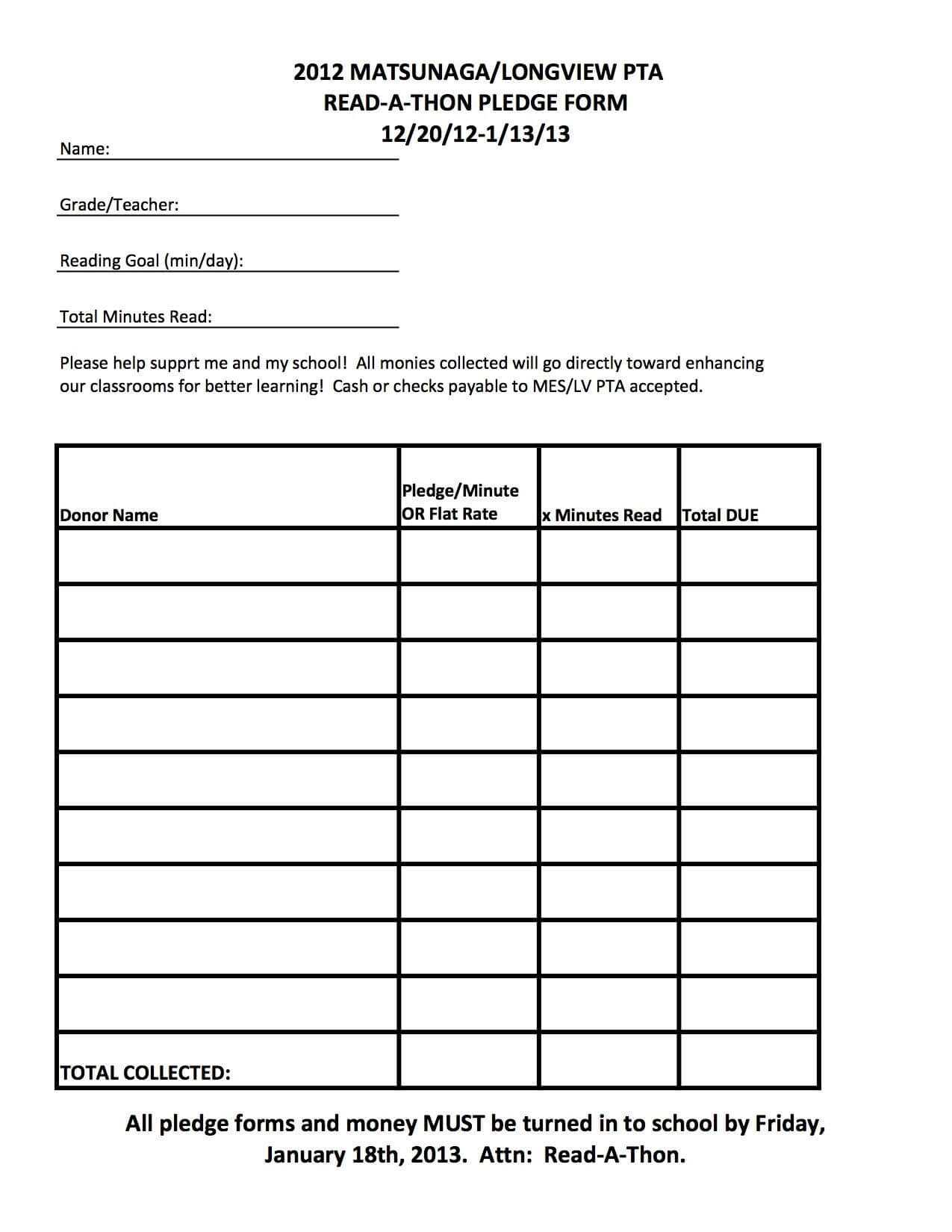 Printable Pledge Template Printable Word Searches